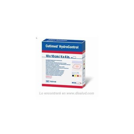 Cutimed® Hydrocontrol 10x10 cm. 10U. Absorbent Hydropolymer Dressing ...